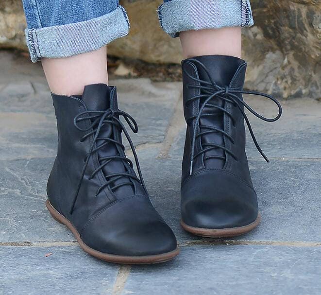 Handmade Women Leather ShoesAnkle BootsOxford Women Shoes | Etsy