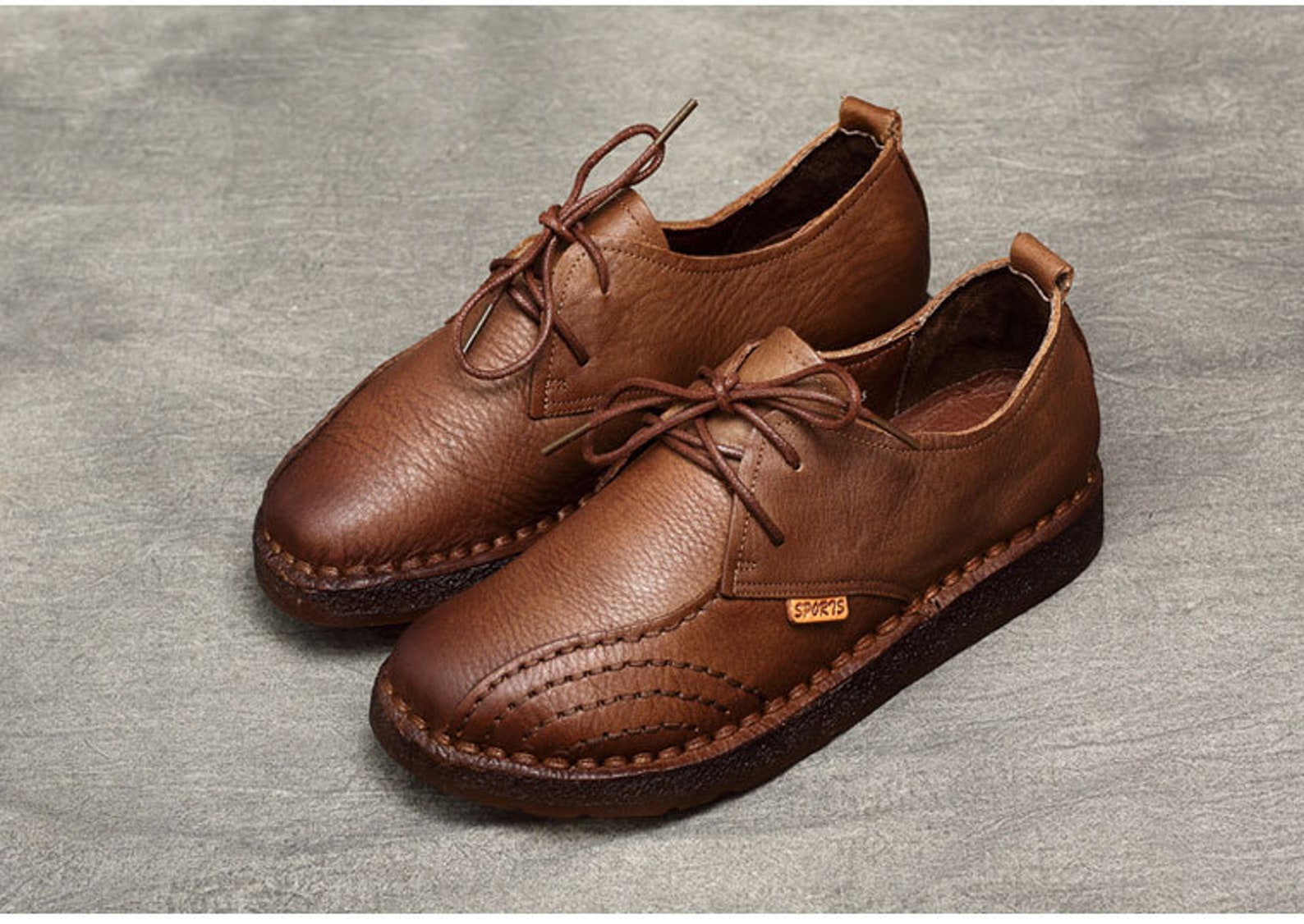 Women Leather Shoes Leather Oxfords Oxford Shoes Soft - Etsy