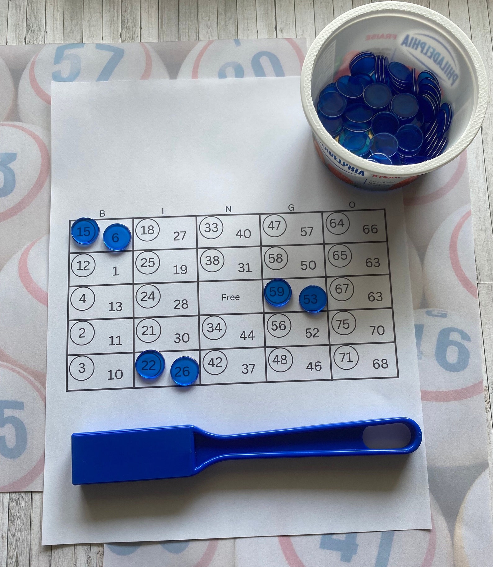 50 Bingo Cards Double Action Cards - Etsy