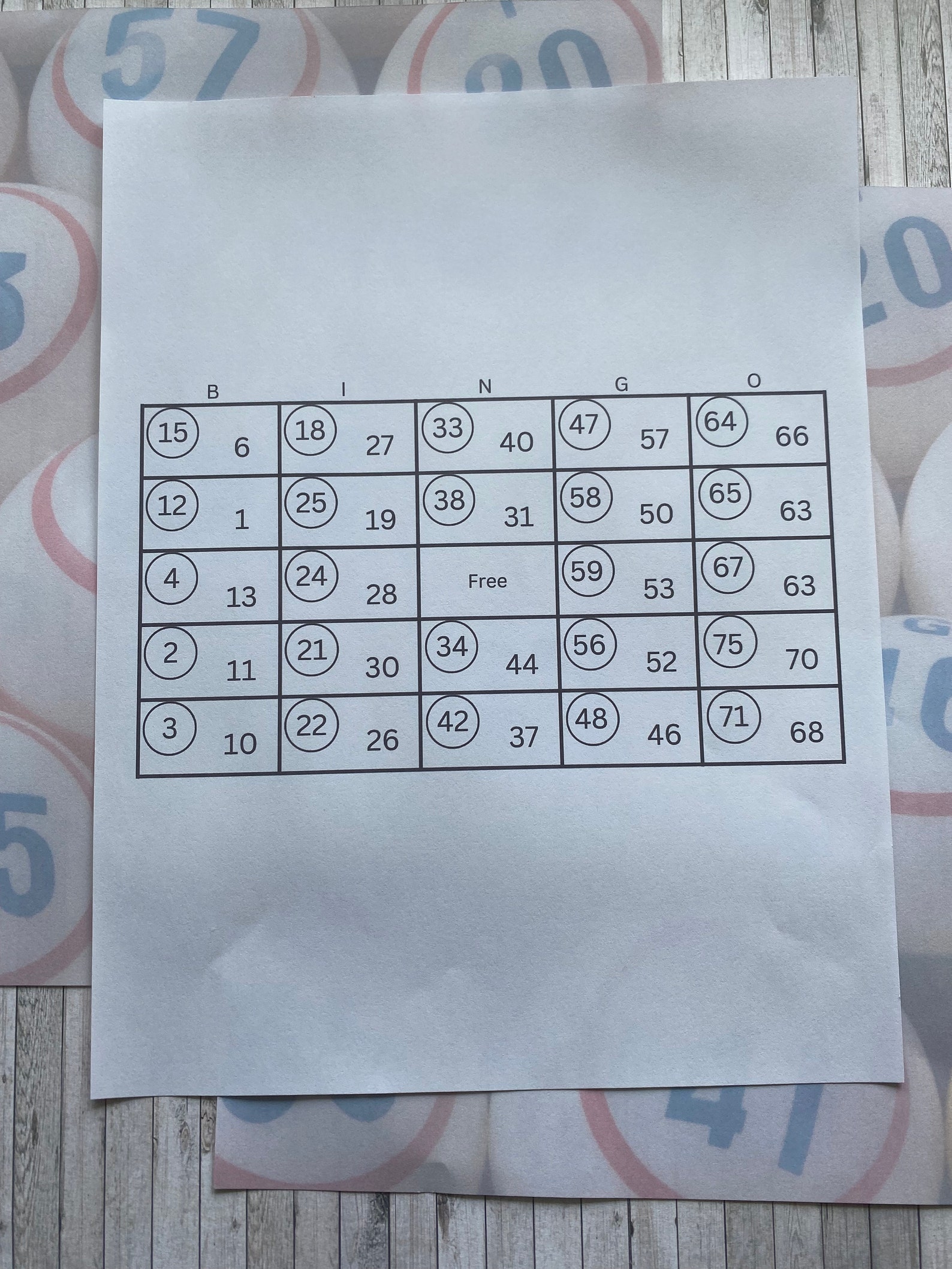 50 Bingo Cards Double Action Cards - Etsy