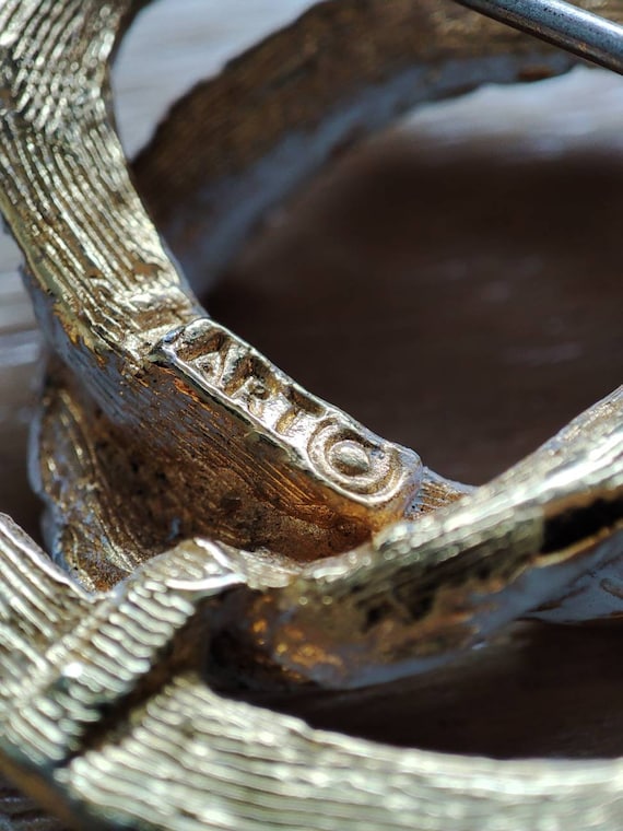 Arthur PEPPER ART 1960 Set snake 18 carat Gold Plated… - Gem