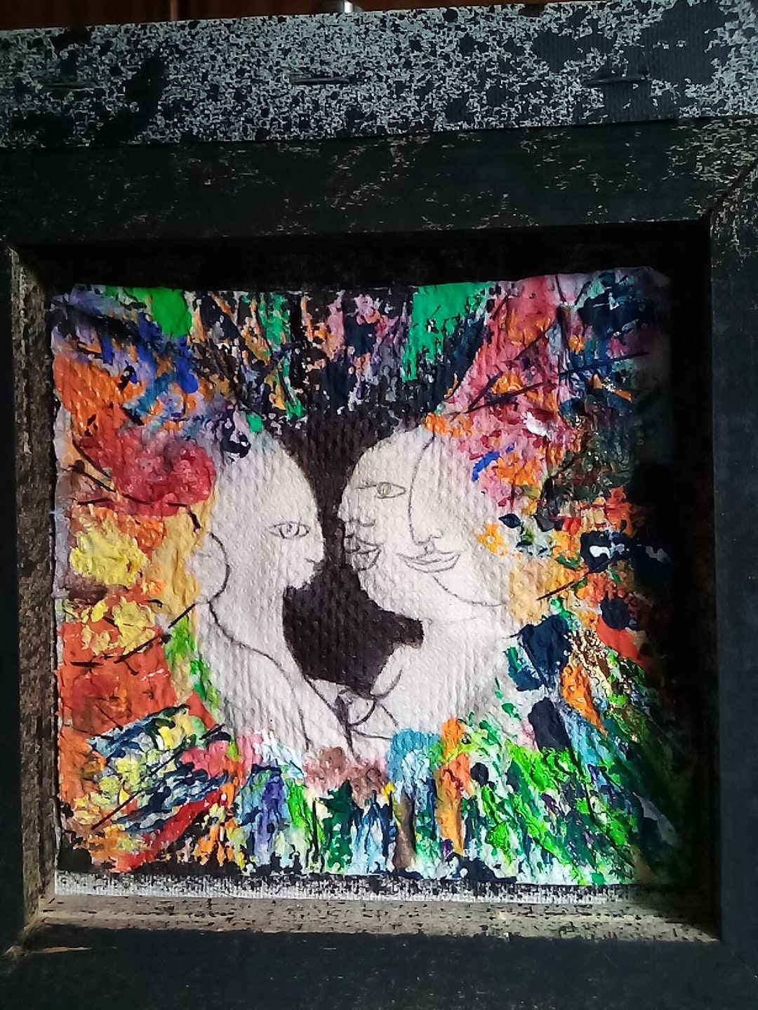 TRIO Acrylic Painting & Ink ART Original Creation - Behind the Scenes ...