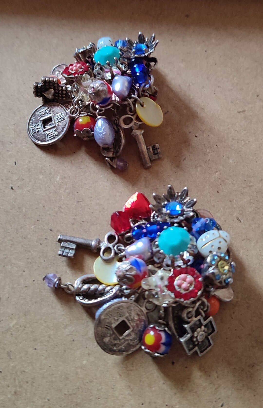 LGDS Les Gens Du Sud Ethnic Boho Style Ear Clips Silver Metal and ...