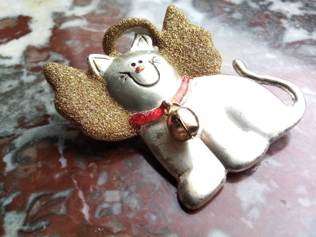 Kitty 1980 grelot paillette - Angel Cat Kitty PURFECT ANGEL singée AJMC ...