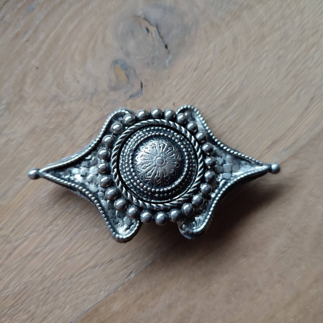 CHORANGE PARIS, Coat Brooch, Silver-plated, Women's Fashion Accessory ...