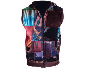 Patchwork hoodie | Etsy