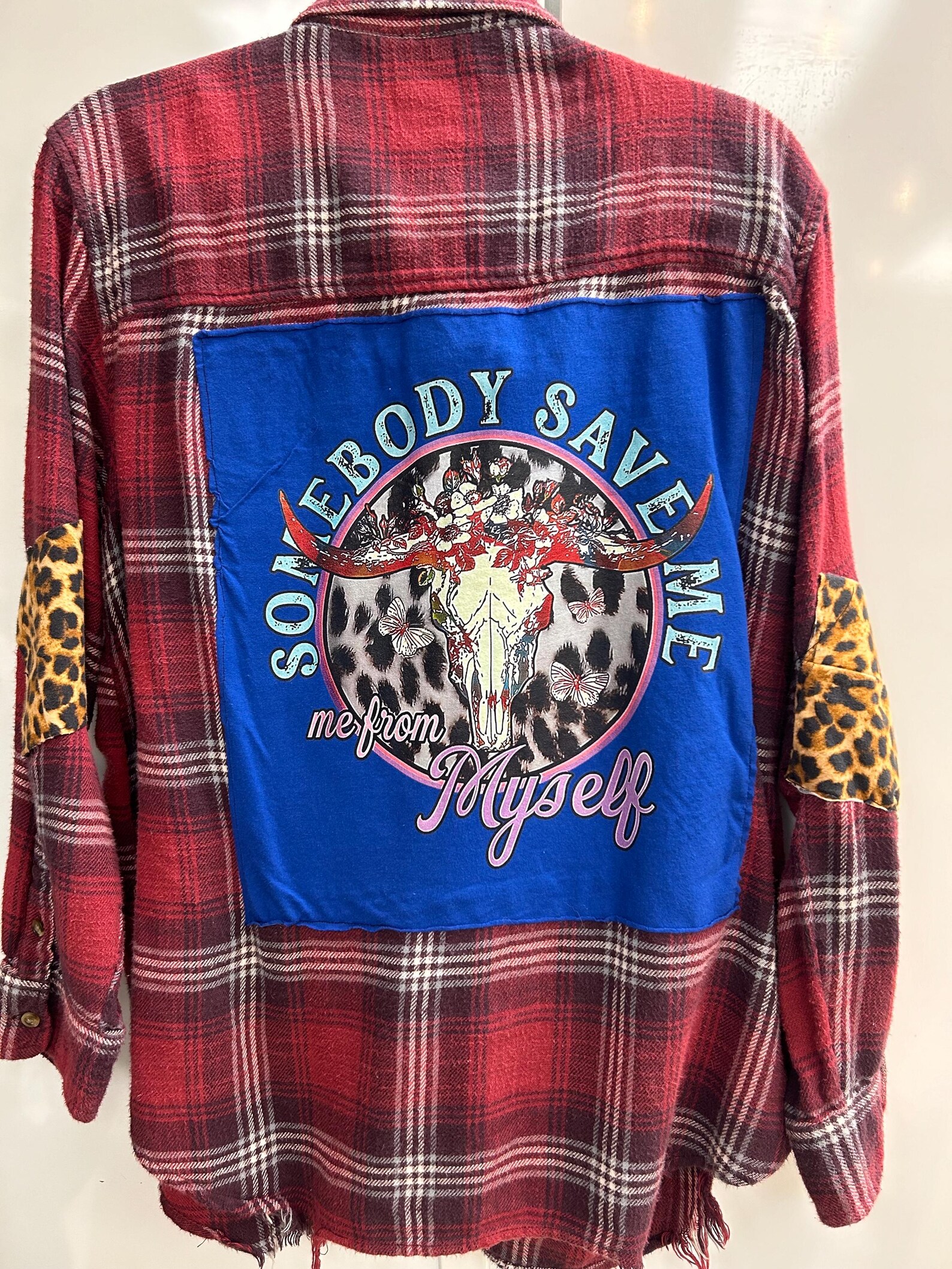 Custom Made Flannel, Country, Concert Shirt JELLY ROLL Somebody Save Me ...