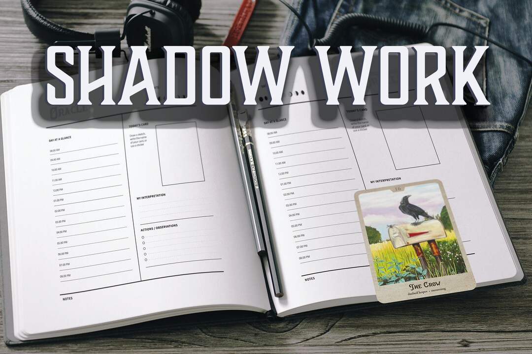 Shadow Work Downloadable Journal Pages Oracle or Tarot - Etsy