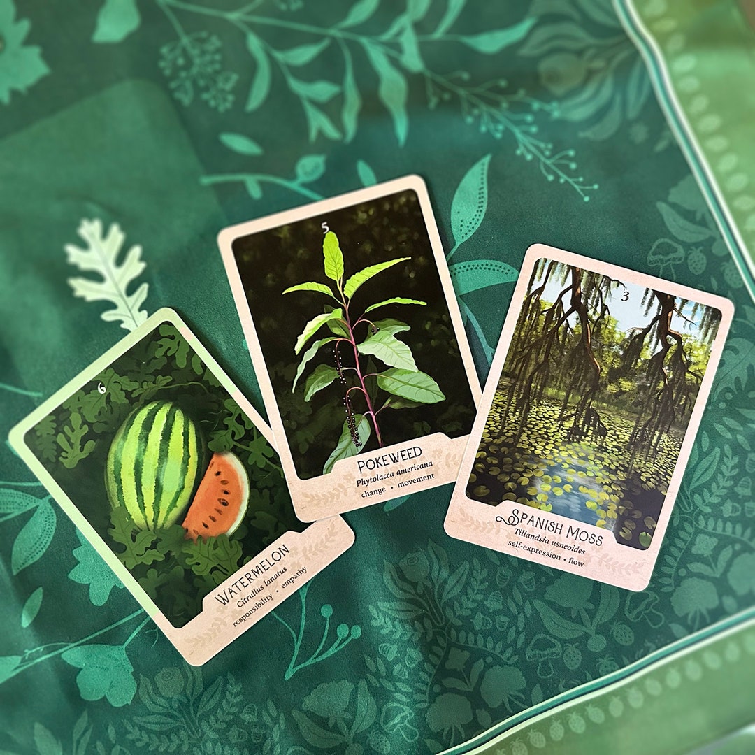 Southern Botanic Oracle Altar Cloth - Etsy