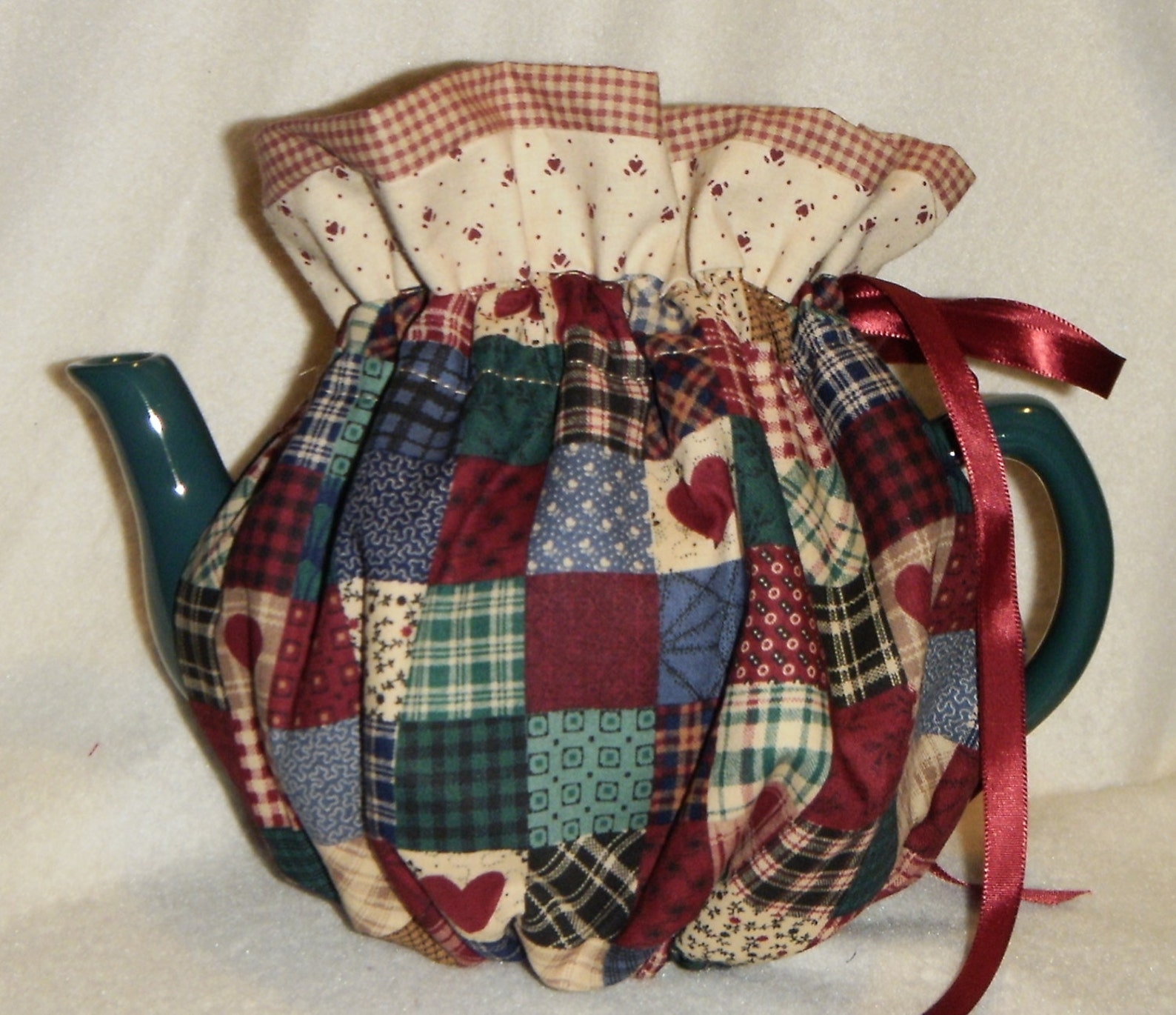 Patchwork Tea Cozy;heart Tea Cozy;hostess Gift;tea Cosy;cosy;cozy - Etsy