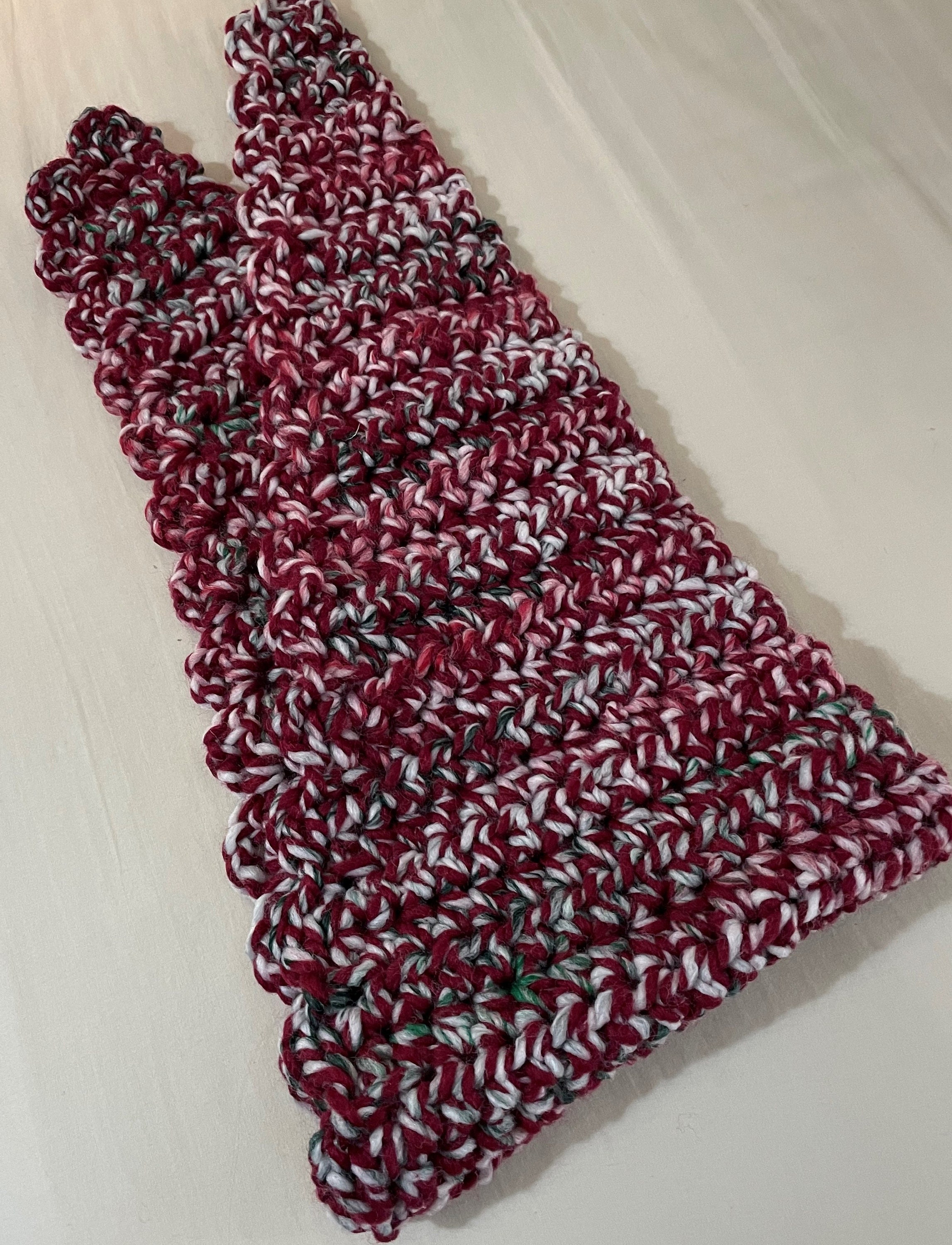 Keyhole Scarf Holiday Scarf Multicolored Scarf Holiday - Etsy