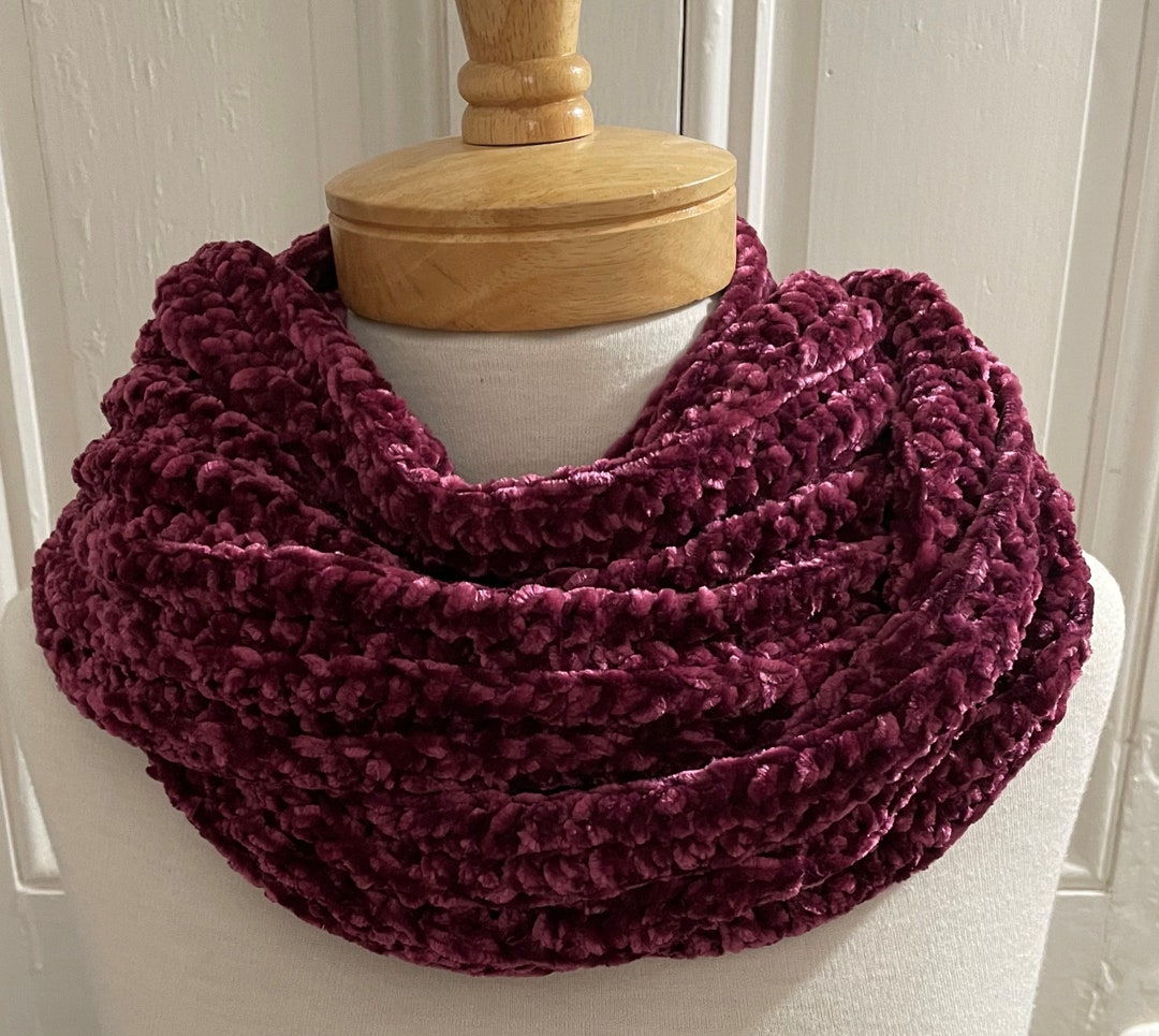 Velvet Deep Rose Scarf; Burgundy Scarf; Holiday Gift;birthday Gift - Etsy
