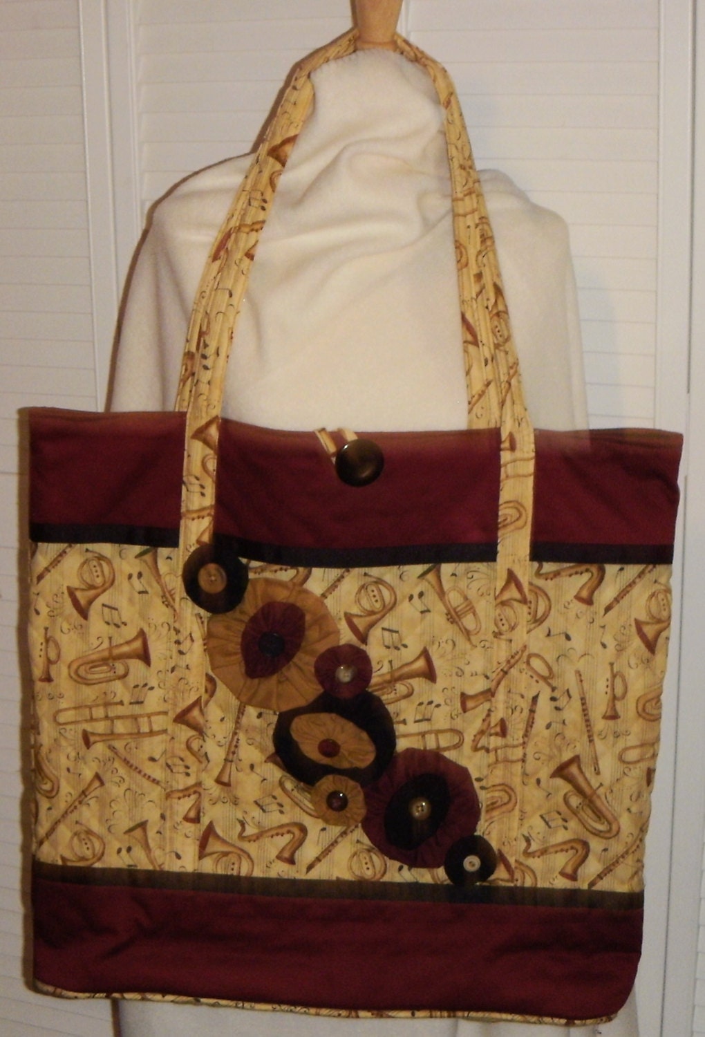 Quilted Musical Instrument Tote - Etsy