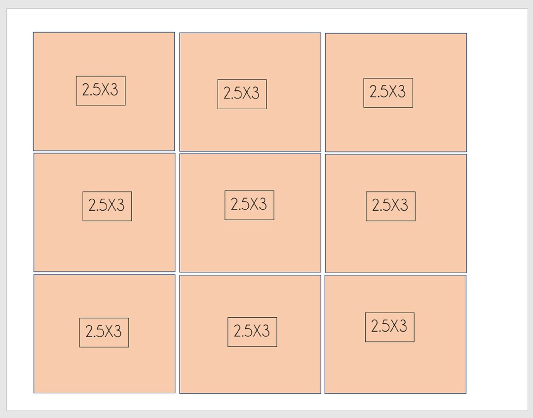 PRE CUT 2.5x3 Rectangle (9) Edible Images - Etsy
