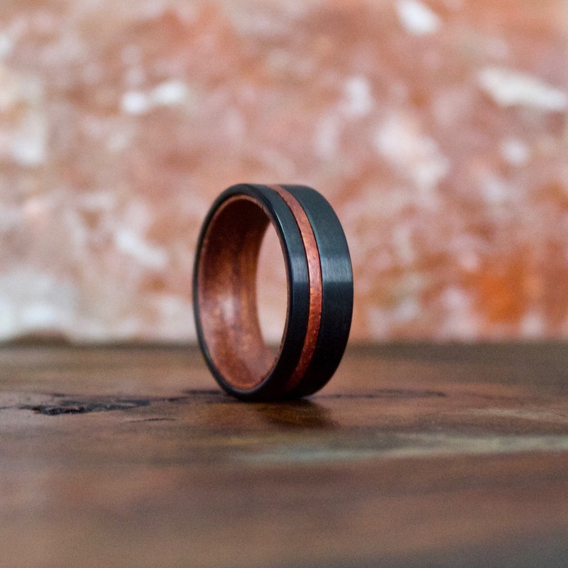 Wood Grain Ring - Etsy