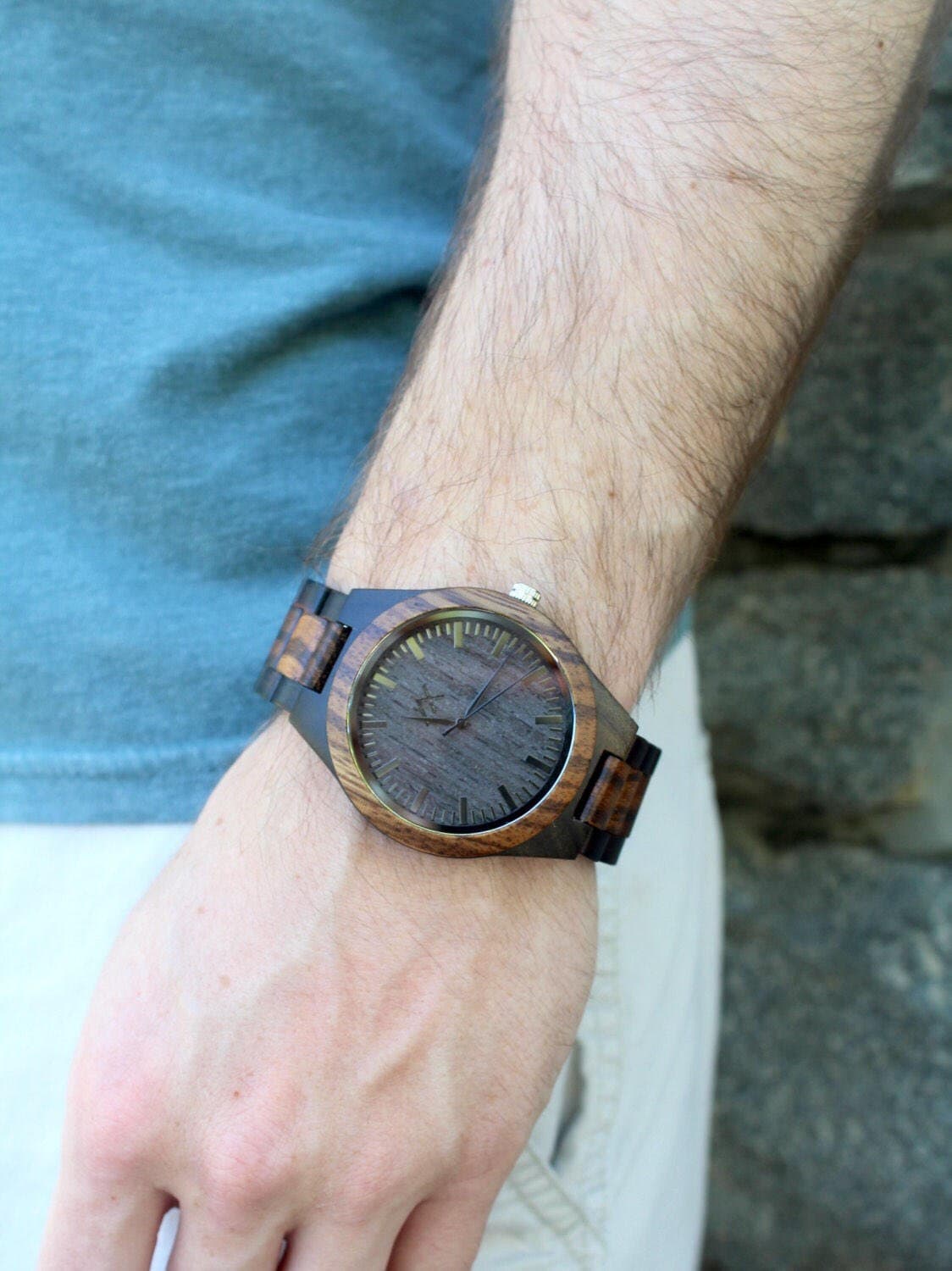 FREE ENGRAVING Mens Wood Watch Wooden Watch Gift for Him | Etsy