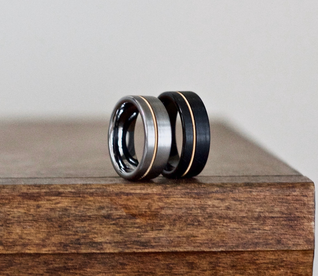 Guitar String Ring, Guitar String Wedding Band, Guitar Ring, Guitar ...