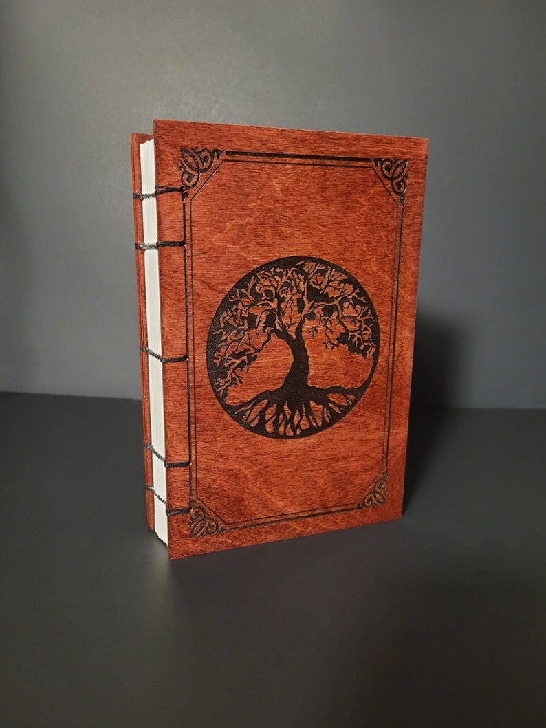 Wooden Book, Tree of Life - Etsy