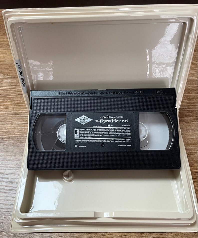 Disney Fox and the Hound Black Diamond VHS 1994 - Etsy