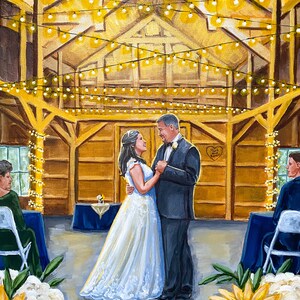 Acrylic Painting From Photo, Wedding Painting, Portrait Painting ...