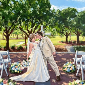 Acrylic Painting From Photo, Wedding Painting, Portrait Painting ...