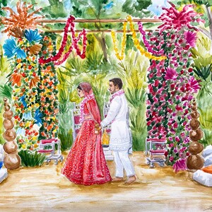 LIVE WEDDING PAINTING, Live Event Painter, Custom Artwork, Live Artist ...
