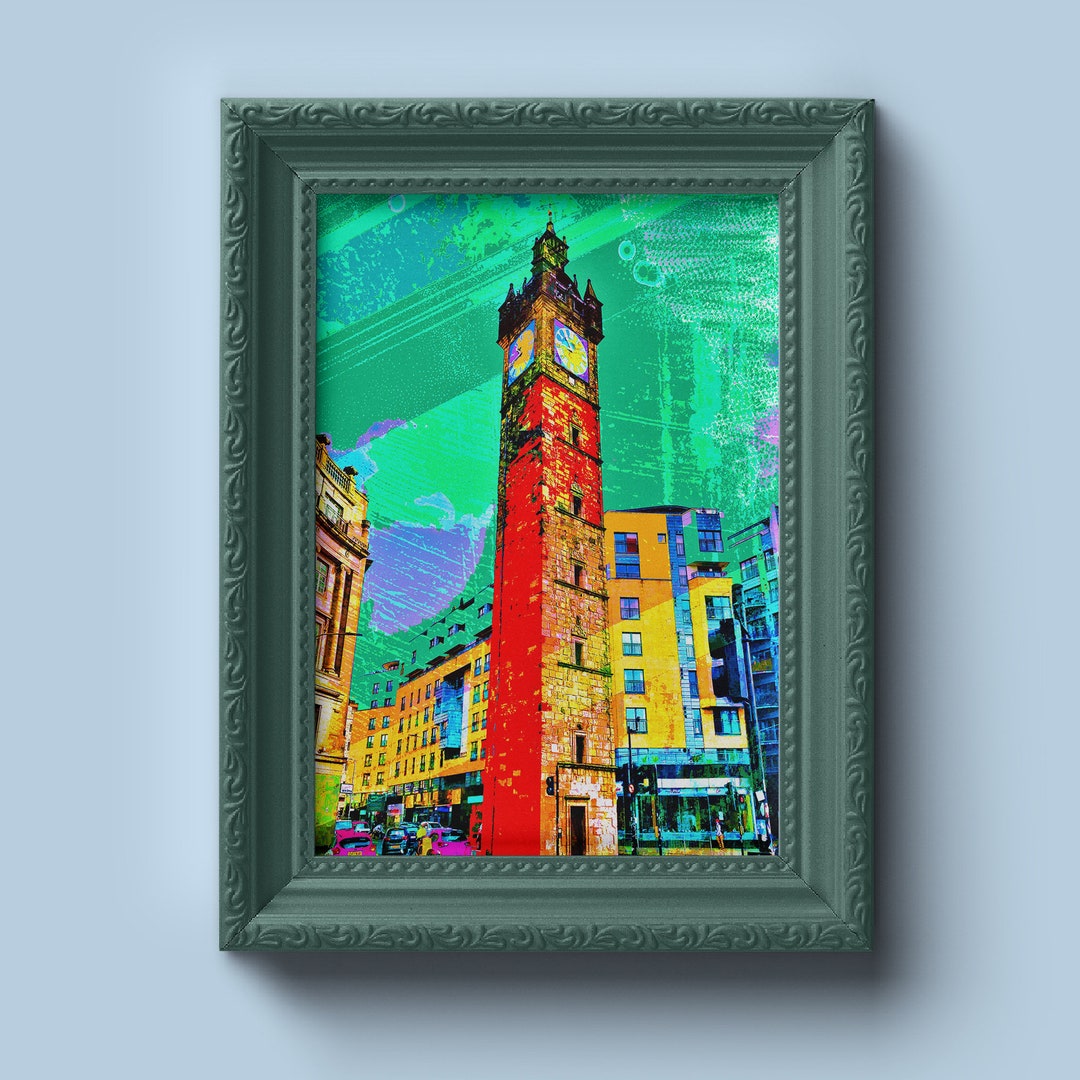 The Trongate | City of Glasgow | Print | Wall Art | Scottish Gifts ...