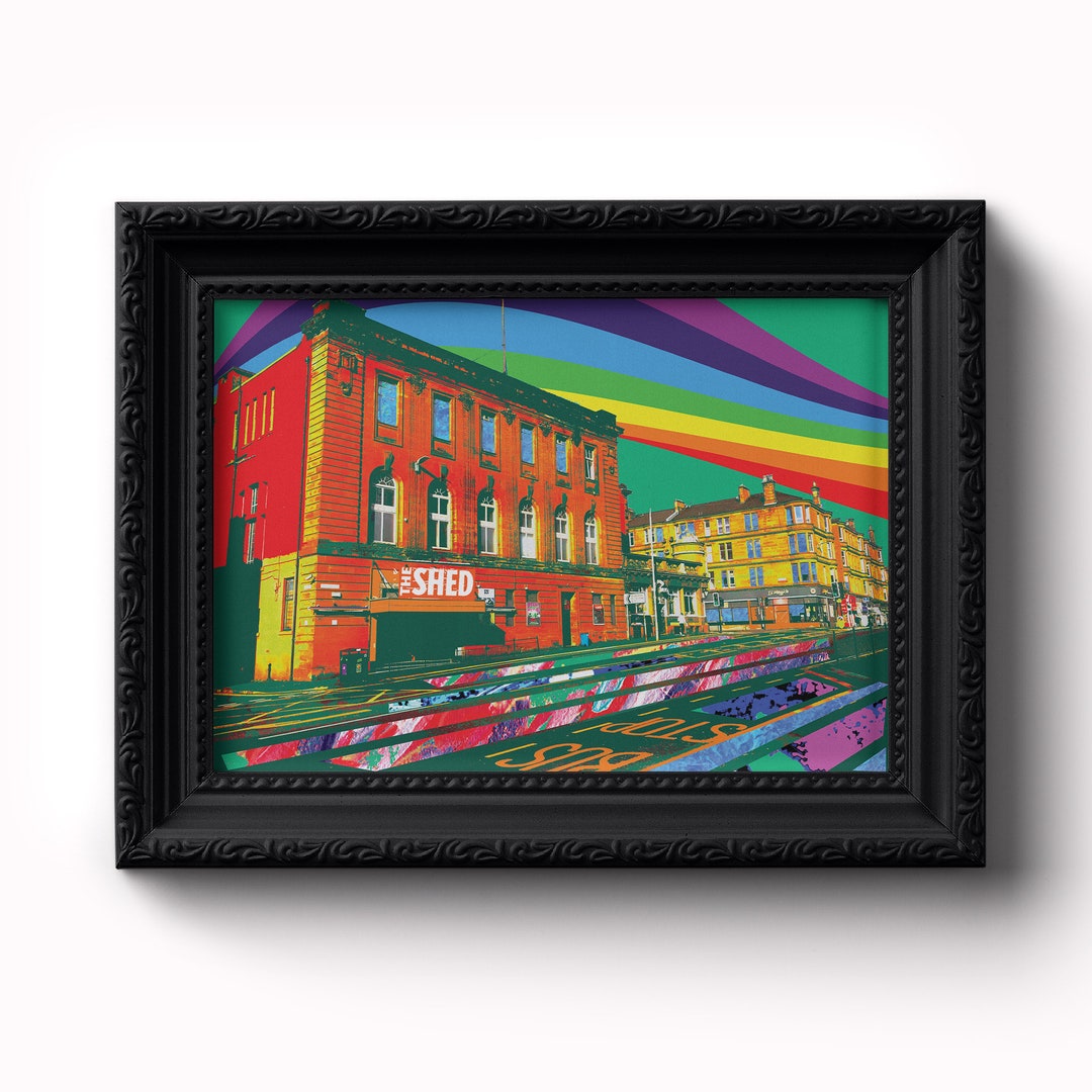 The Shed | Shawlands Cross | Wall Art | Digital Prints | Glasgow | Gift ...