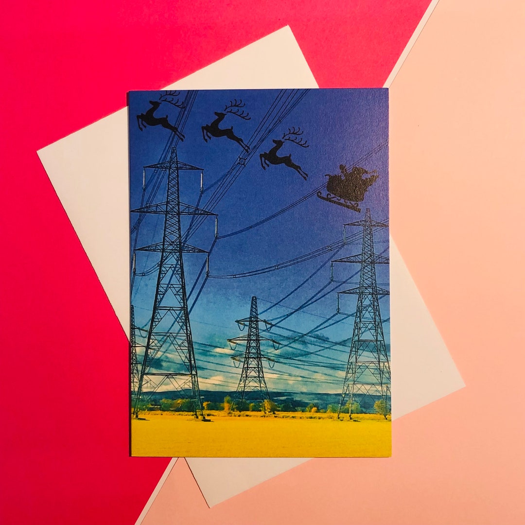 Pylon Christmas Card | Made in Scotland | Christmas | Christmas Card ...