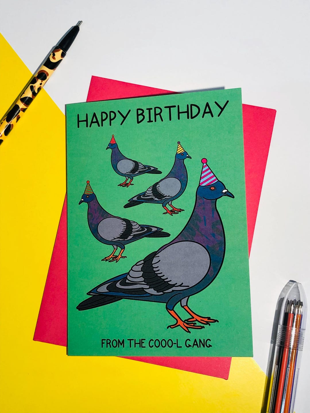 Cooo-l Pigeon Birthday Card | Greetings Card | Send Some Love | Happy ...