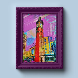 The Trongate | City of Glasgow | Print | Wall Art | Scottish Gifts ...
