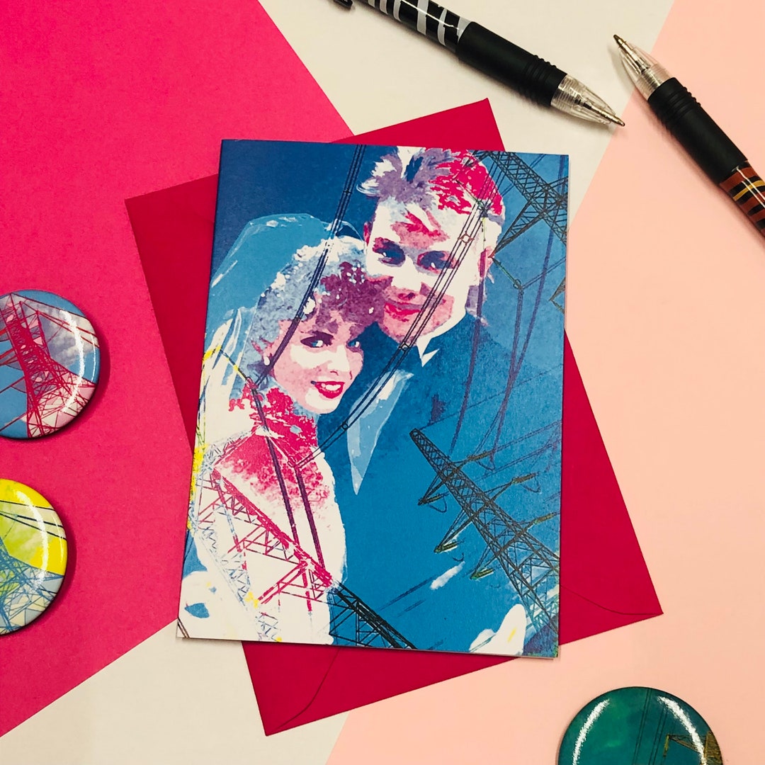 Scott and Charlene Greetings Card Fan Art Pop Art Neighbours Birthday ...