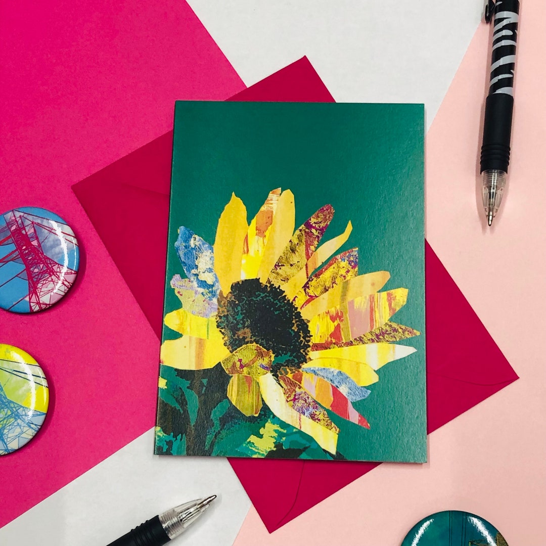 Sunflower Greetings Card | Send Some Love | Happy Card | Flowers ...