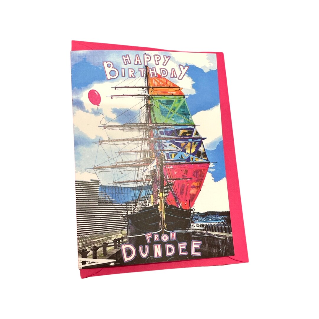 Discovery Birthday Card Dundee Card Dundee Art Dundee - Etsy