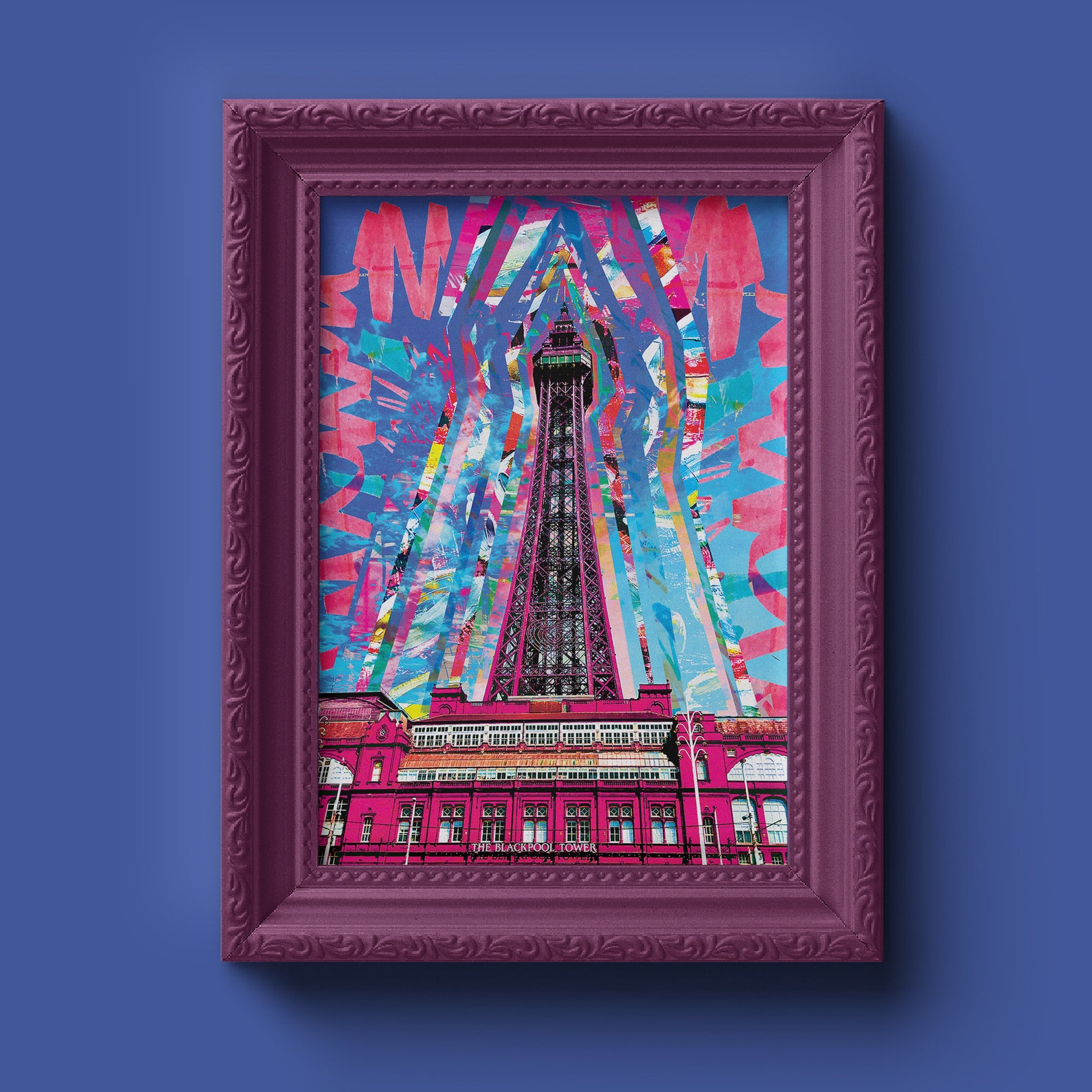 Blackpool Tower Print Blackpool Art Gift Blackpool - Etsy UK