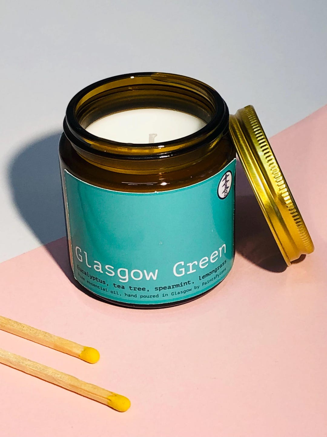 Glasgow Green Jar Candle | Eucalyptus, Tea Tree, Spearmint, Lemongrass ...