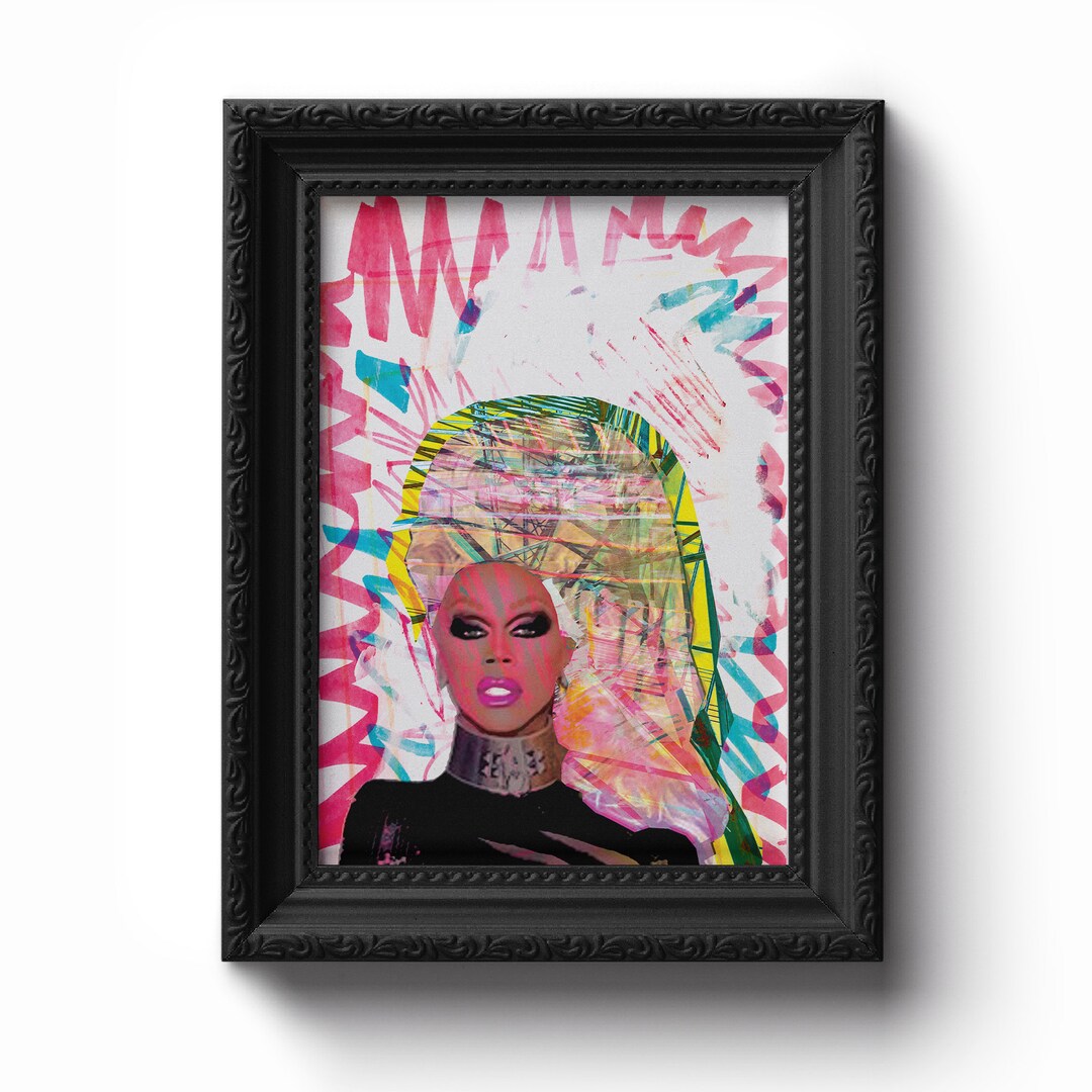 Electric Ladies | Ru Paul | Drag Race | Abstract Print | Gift | Made in ...