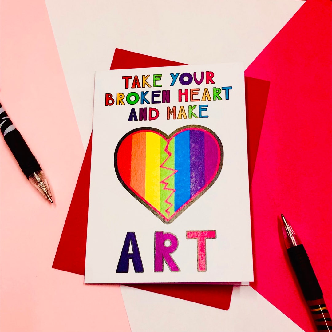 Heart Art Greetings Card | Send Some Love | Happy Card | Love ...