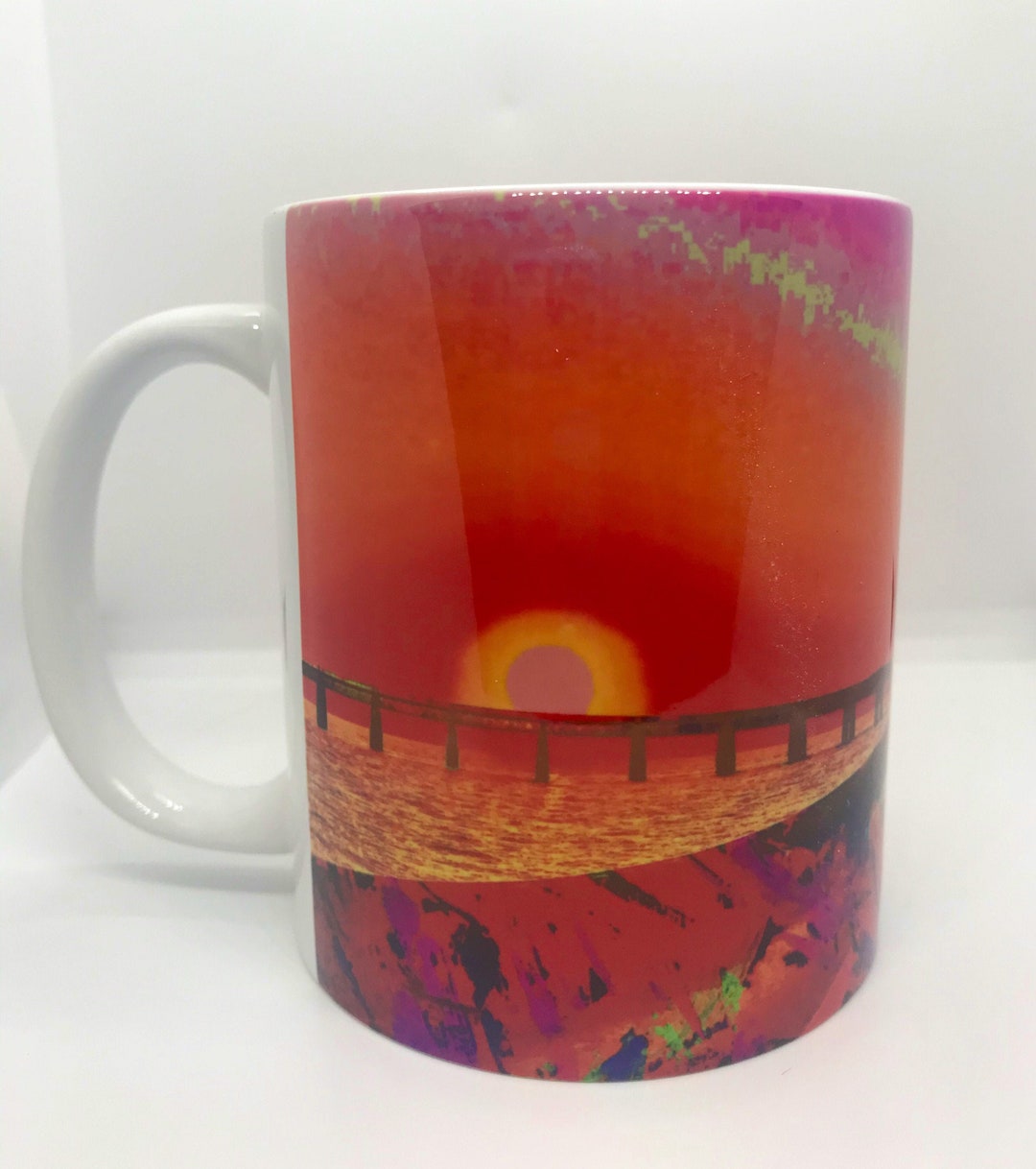 Dundee Railway Bridge Mug | Dundee | Tea and Coffee Cup | Gift ...