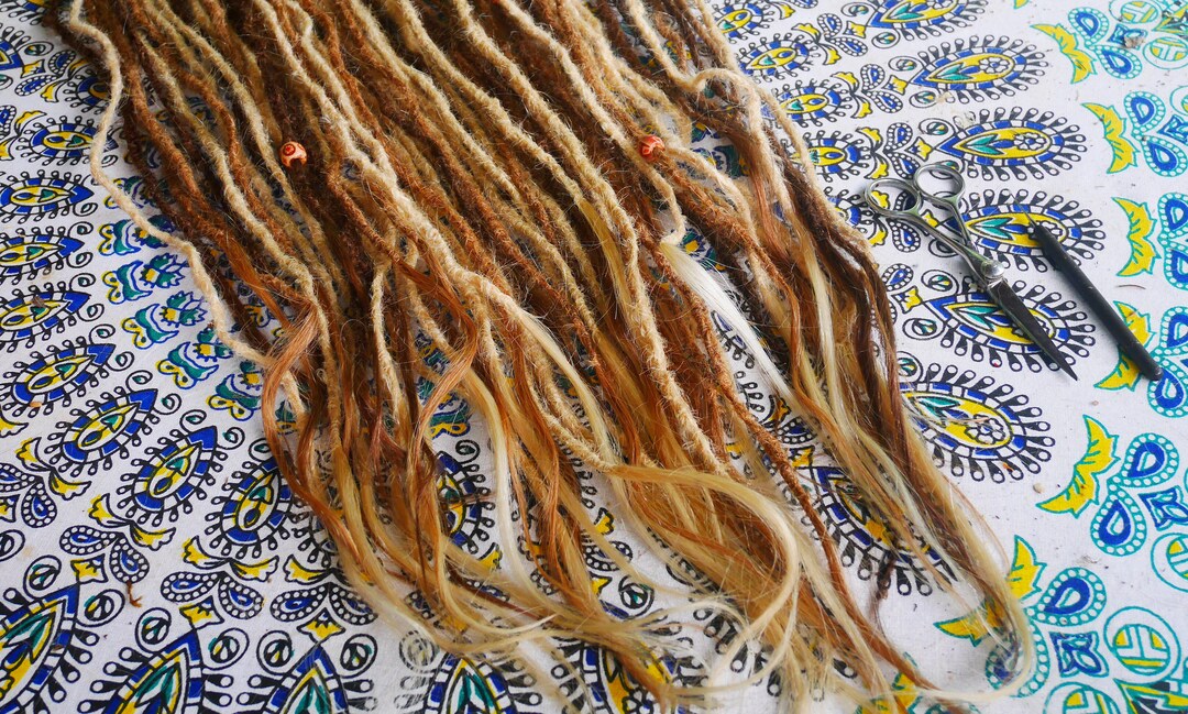 Full Head 50 Dreads of 16 Set Human Hair Dreadlock Extensions - Etsy