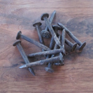 Assemblage of 12 Railroad Nails Railroadiana 1910s to 1960s Spikes ...