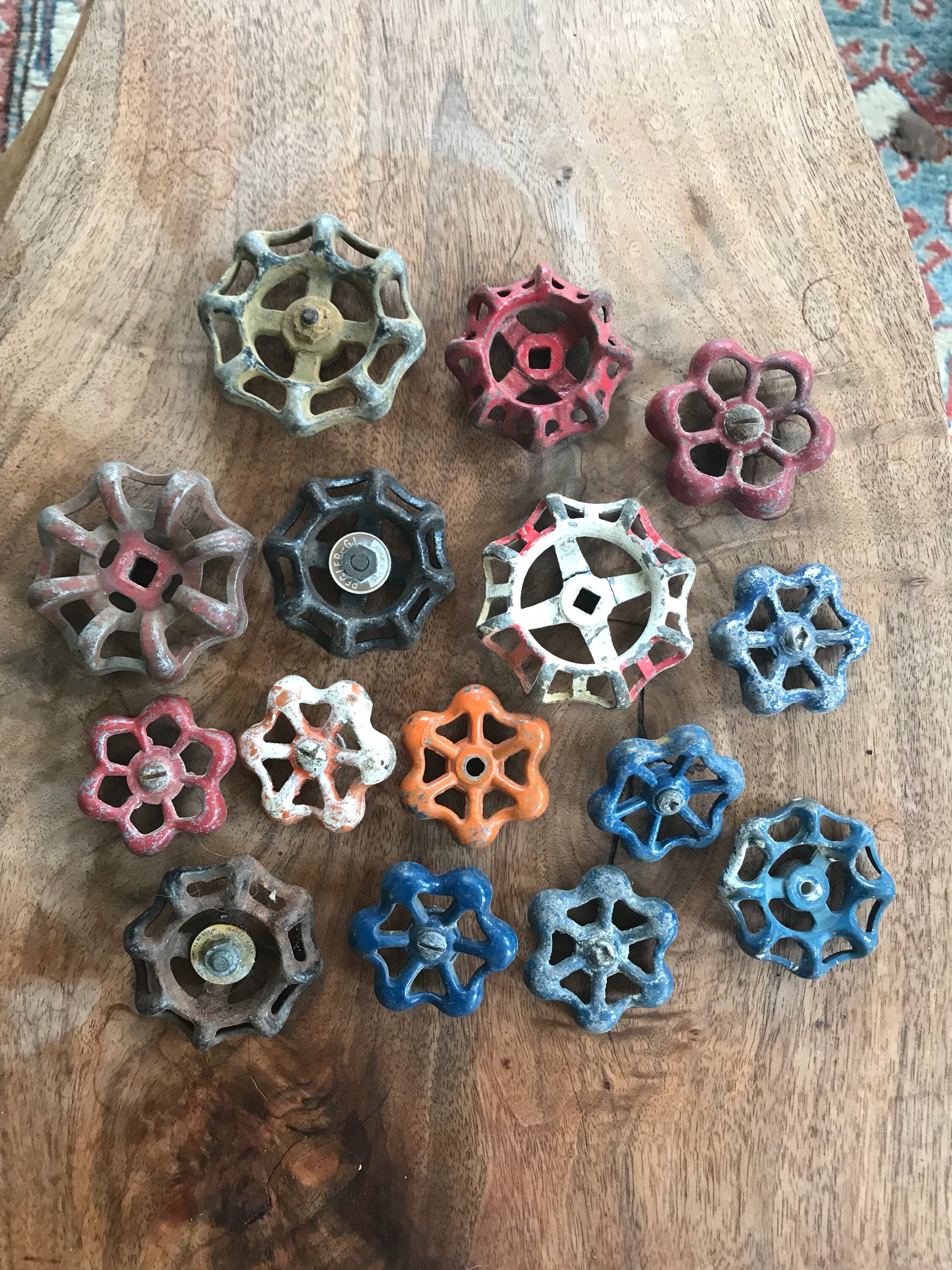 Set of 15 Vintage Valve Handles - Etsy