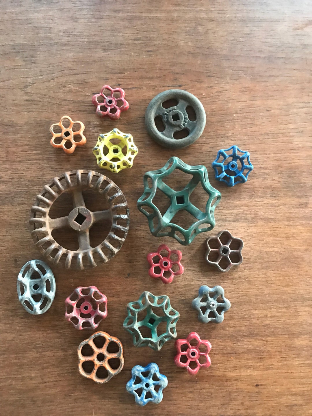 Set of 16 Vintage Valve Handles - Etsy