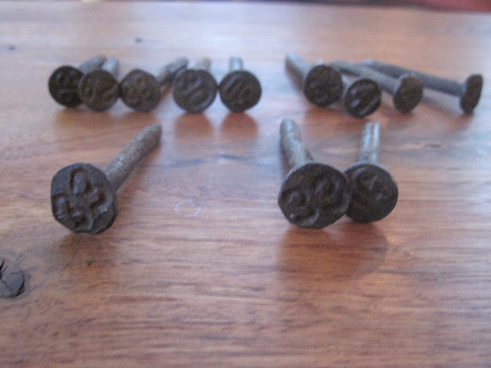 Assemblage of 12 Railroad Nails Railroadiana 1910s to 1960s Spikes ...