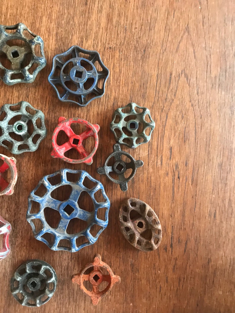 Set of 15 Vintage Valve Handles - Etsy