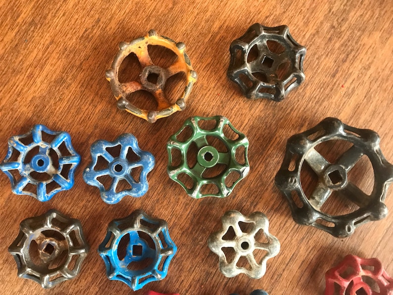 Set of 16 Vintage Valve Handles - Etsy
