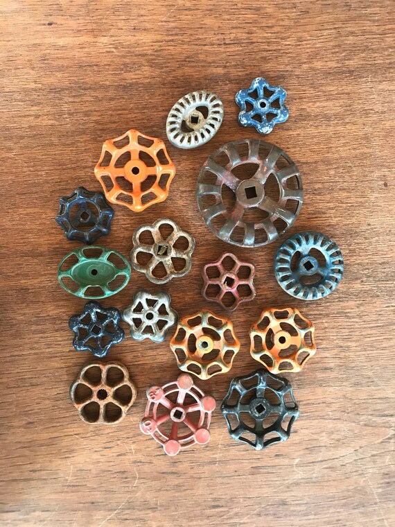 Set of 16 Vintage Valve Handles | Etsy