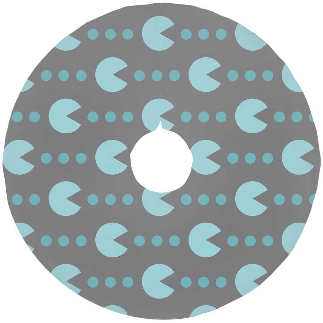 Pac Man Themed Christmas Tree Skirt - Etsy
