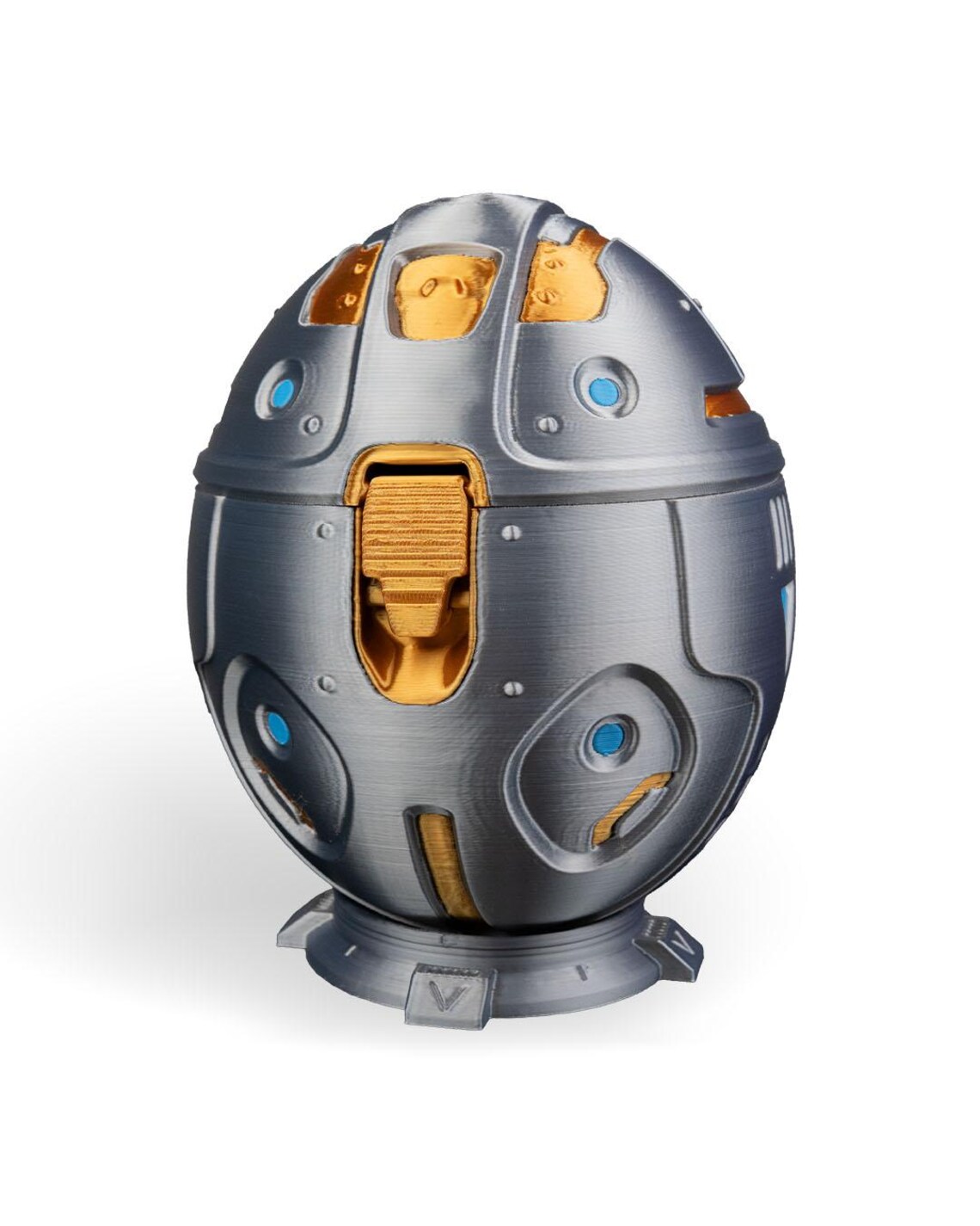 Fillable Egg Container, Cyberpunk Mecha Egg Decor - Sci-fi Style ...