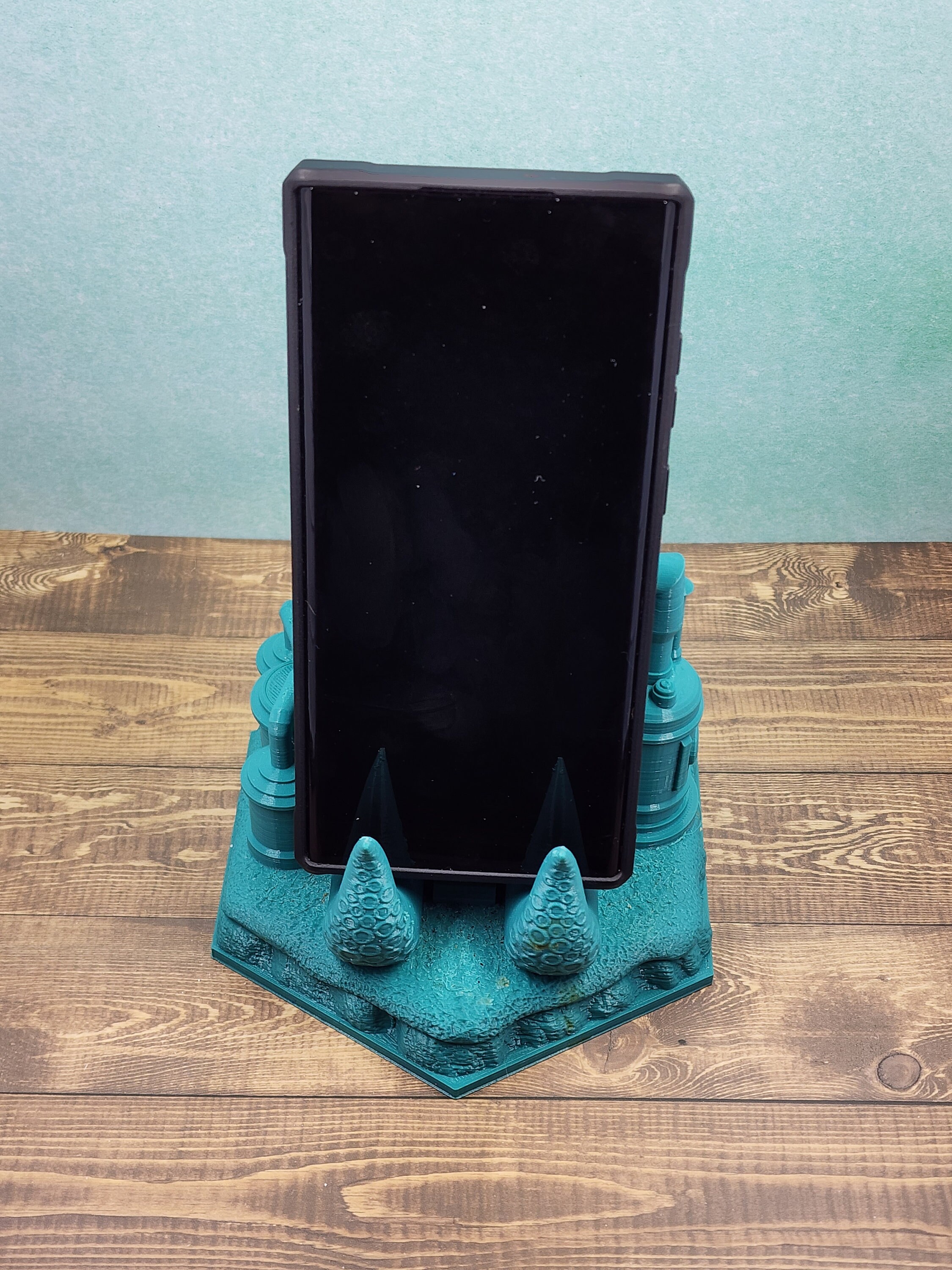 Steampunk Styled Cell Phone Stand, Lovecraft Themed Tablet Holder, Call ...